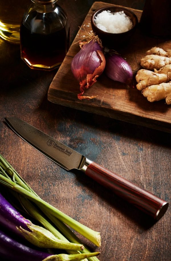 5″ Utility Knife – Damascus Series – hammerstahl.com.au